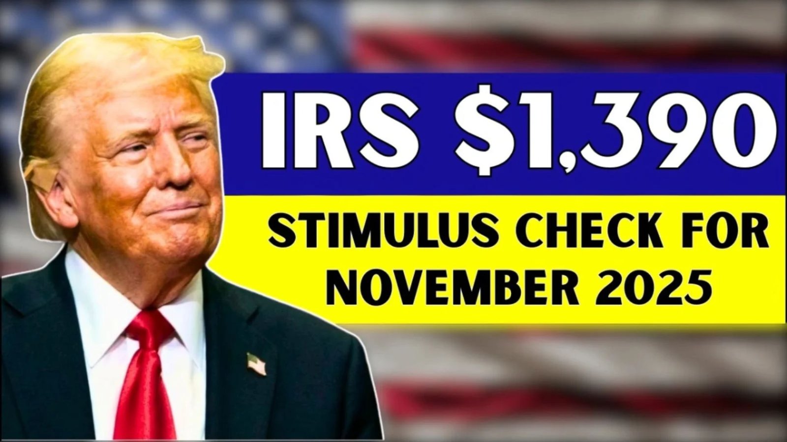 IRS $1,390 Stimulus Check for November 2025: Payment Dates, Eligibility ...